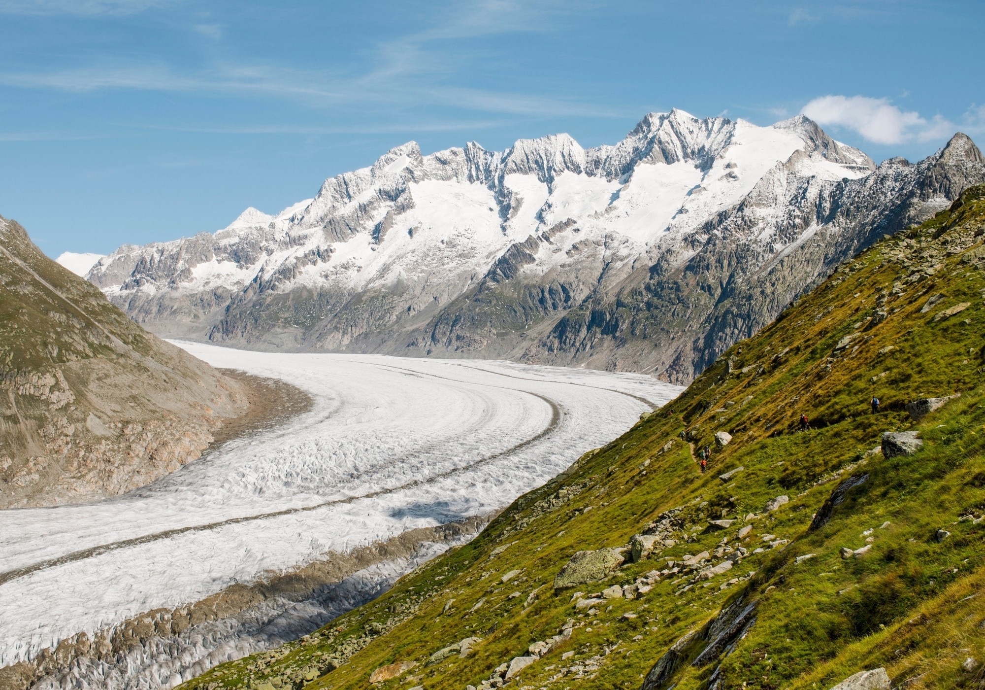 Der große Aletschgletscher - Bergwelten