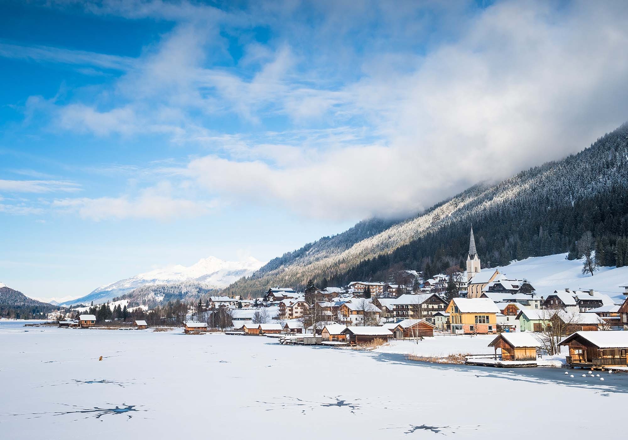 Der Weißensee - die größte Natureisfläche Europas - Bergwelten