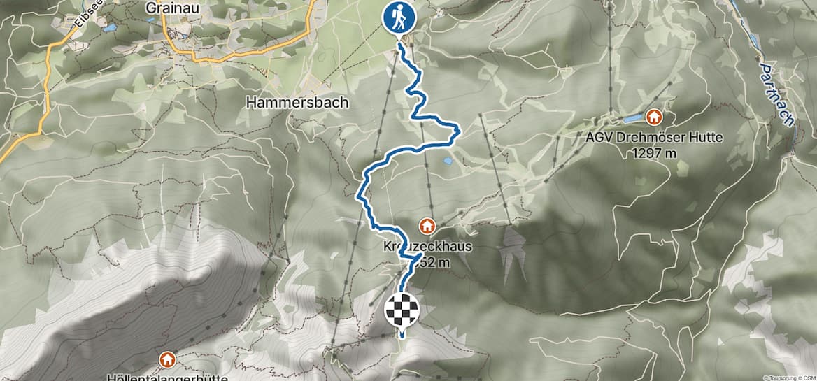 Wandern: Wanderung zur Hochalm von Grainau - 2:50 h - 6 km - Bergwelten