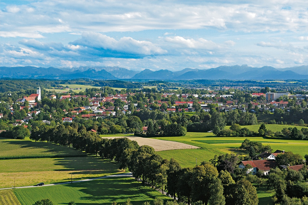 Wandern: Rundweg von Ebersberg zum Ebersberger Aussichtsturm - 3:00 h ...