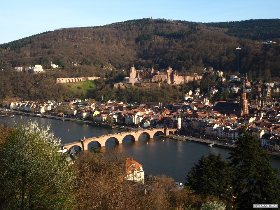 Wandern: Vom Philosophenweg zum Schloss Heidelberg - 3:00 h - 9 km ...
